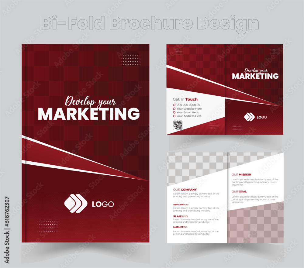 Business brochure template layout design,Corporate Bi Fold Brochure ...
