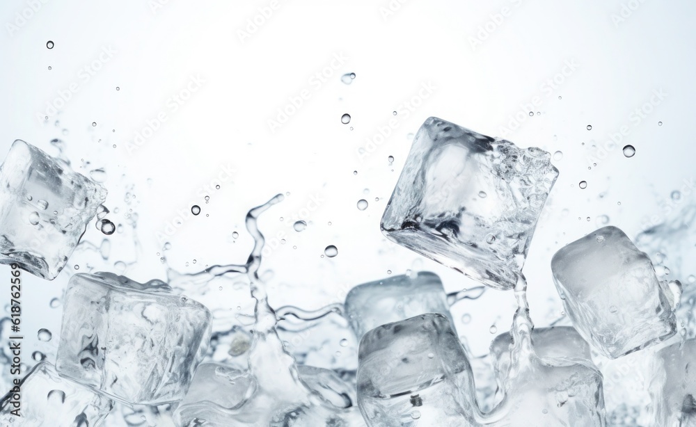 Ice cubes background, ice cube texture, ice wallpaper It makes me feel ...