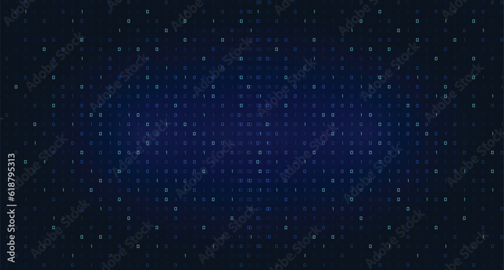 Creative vector illustration of stream of binary code. Computer matrix ... Creative vector illustration of stream of binary code. Computer matrix ...