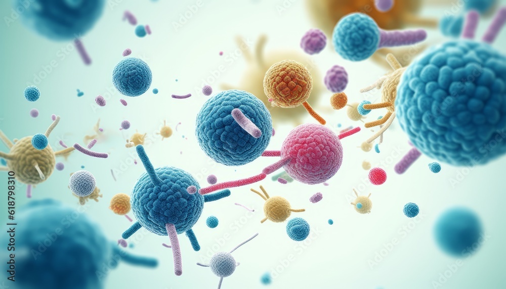 Abstract bacteria, probiotics, gram positive bacteria bacteria and ...