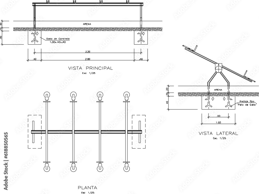 Vector sketch illustration of child swing play design in city field ...