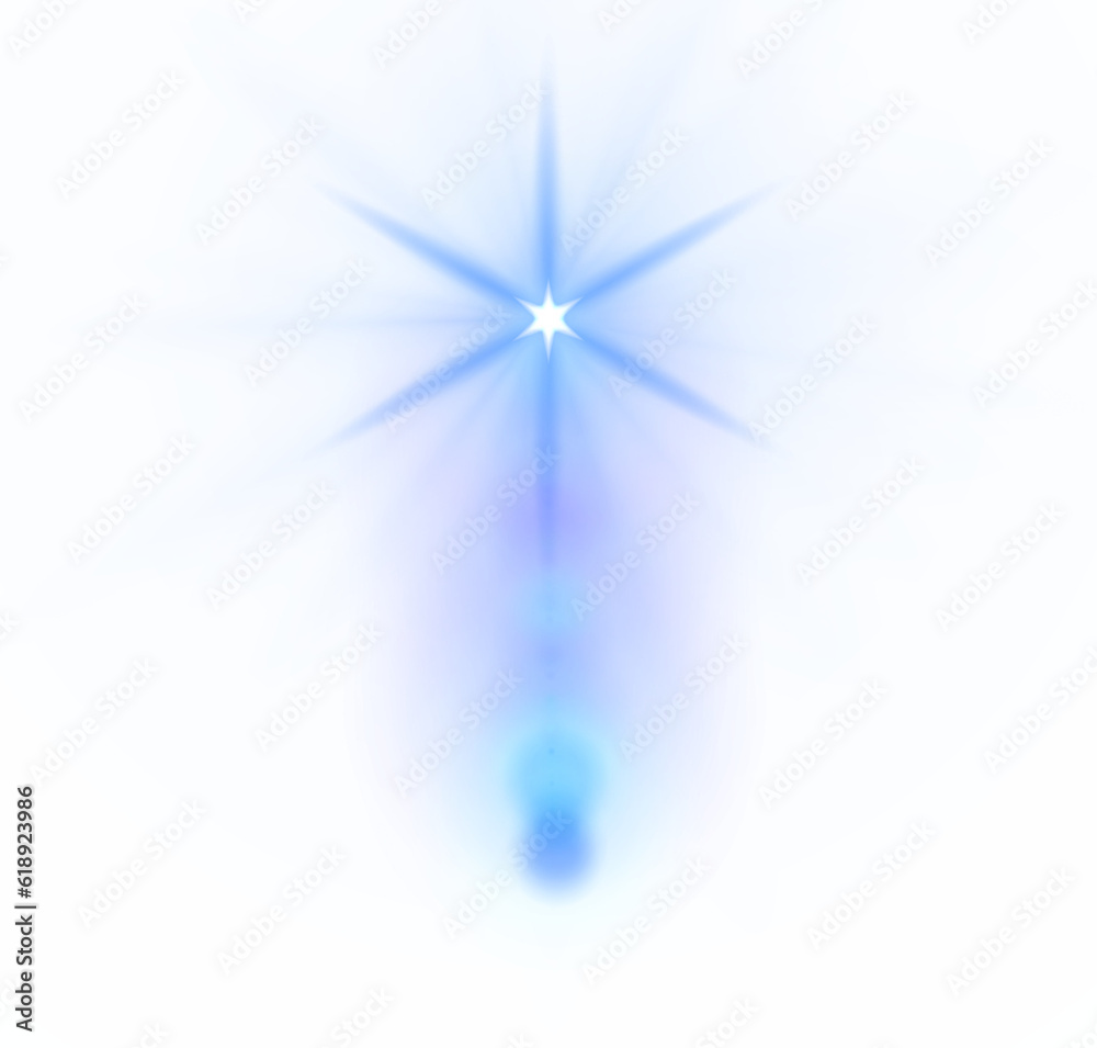 Star of Jesus with rays of light on transparent background Stock ...