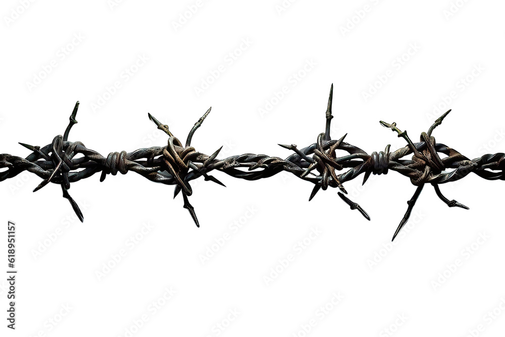 Barbed Wire, Isolated, Transparent Background, Close Up, Wire ...