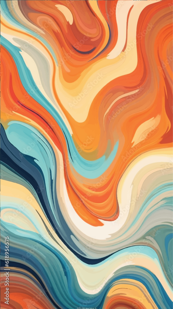 Multi layers color texture 3D papercut layers in gradient vector banner ...