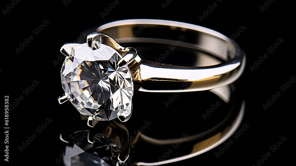 ring with diamonds HD 8K wallpaper Stock Photographic Image Stock Photo ...