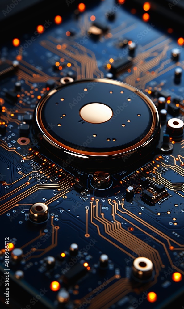 boa closeup computer motherboard circular light product icon app ...