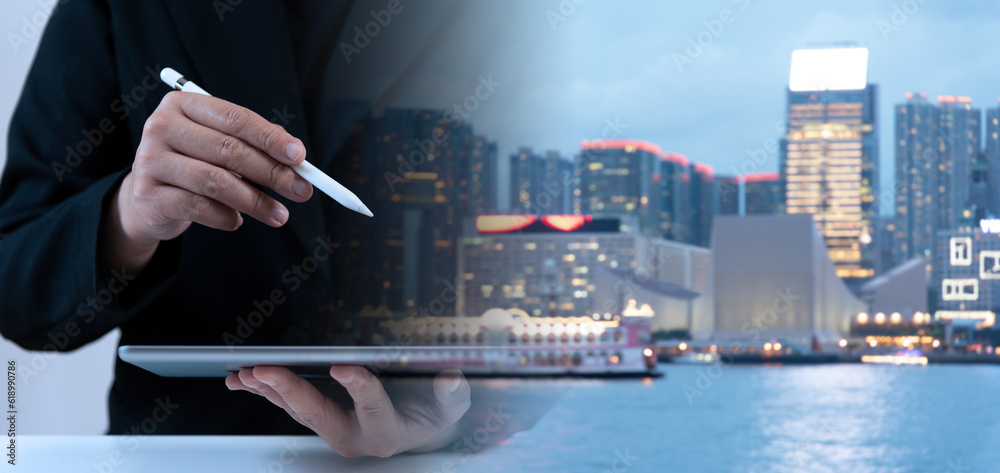 Electronic signature and digital documents concept, efficiency and ... Electronic signature and digital documents concept, efficiency and ...
