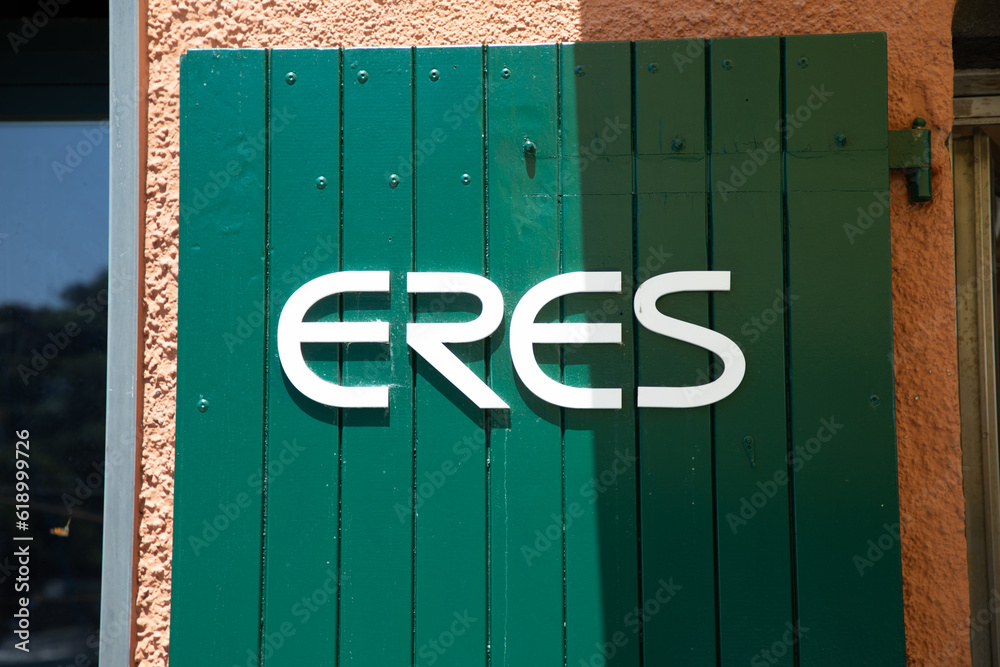 Eres lingerie sign brand shop logo text chain store clothing retailer ...