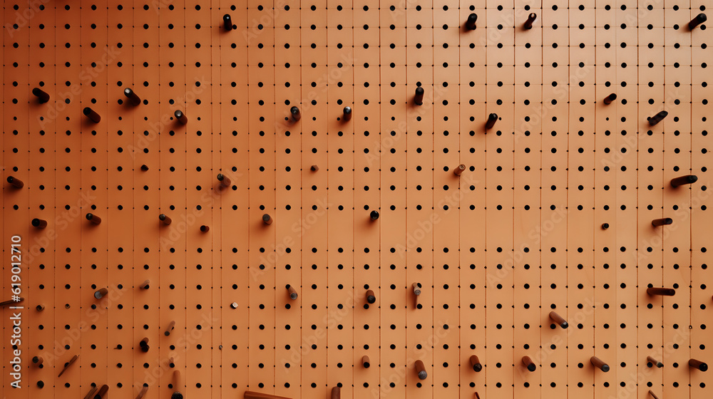 Large peg board background. Stock Illustration | Adobe Stock