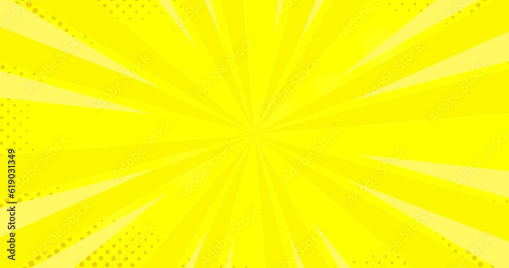 Yellow comic background, vintage pop art, superhero background with ...