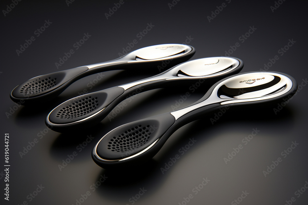 ErgoGrip: Cutlery designed with ergonomic handles, providing a ...