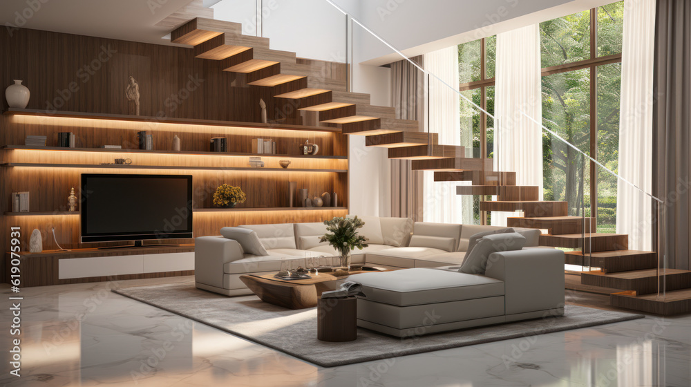 ivory marble Window, paneled wood wall for interior design decoration ...