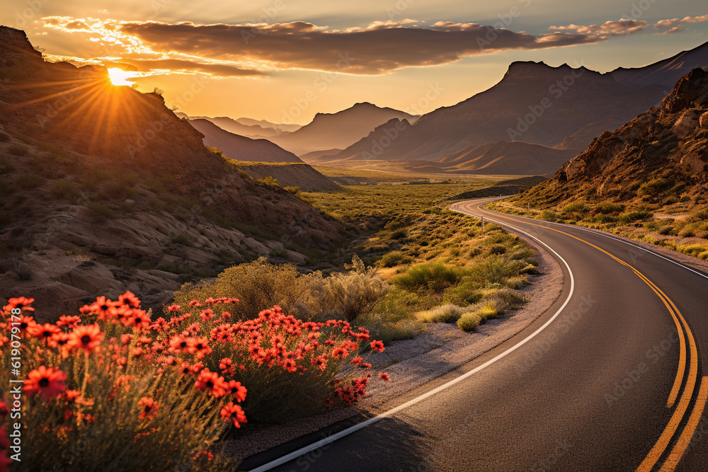 scenic byways or designated routes known for their natural beauty ...