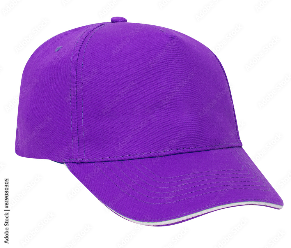 purple cap isolated on white background Stock Photo | Adobe Stock