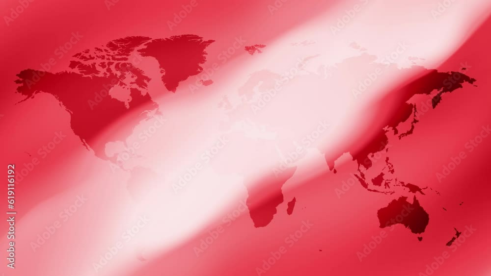 News ticker scrolls across the red world map, providing up-to-the ...