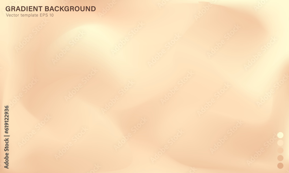 Abstract background with blurred soft golden gradient. Luxury pastel ...