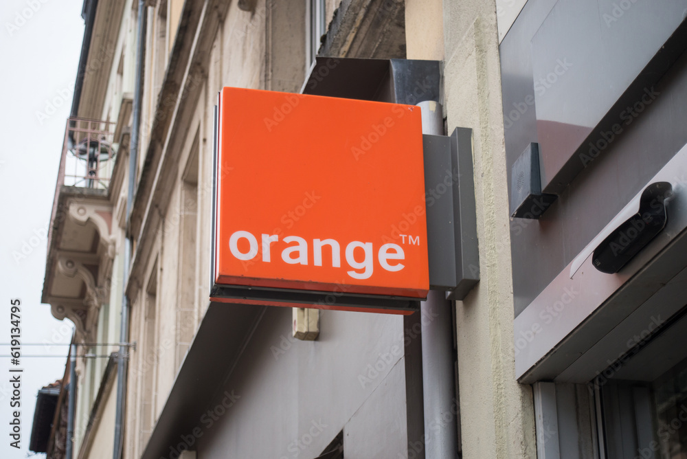 Belfort - France - 30 June 2023 - retail of the logo of the brand ...