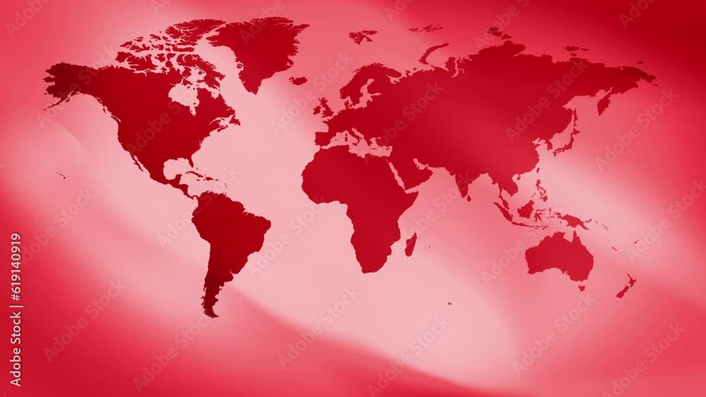 Red world map creates captivating news background for global updates ...