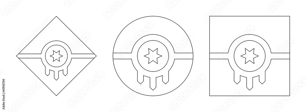 tulsa city flag outline set. PNG Stock Illustration | Adobe Stock