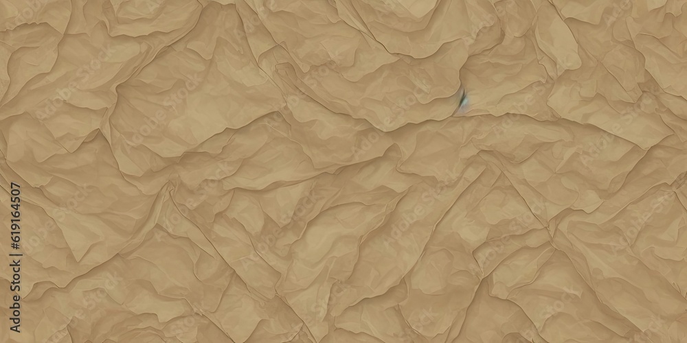 Crushed Paper, Brown wrinkle recycle paper background, Paper texture ...