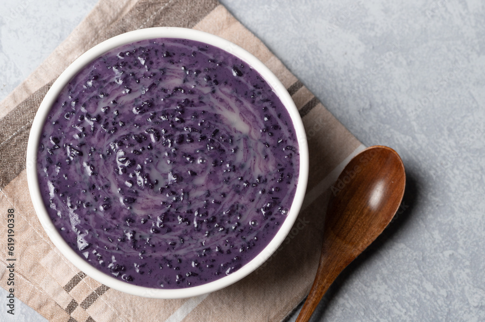Ube Champorado or tsampurado (topped milk ) is a twist to the famous ...