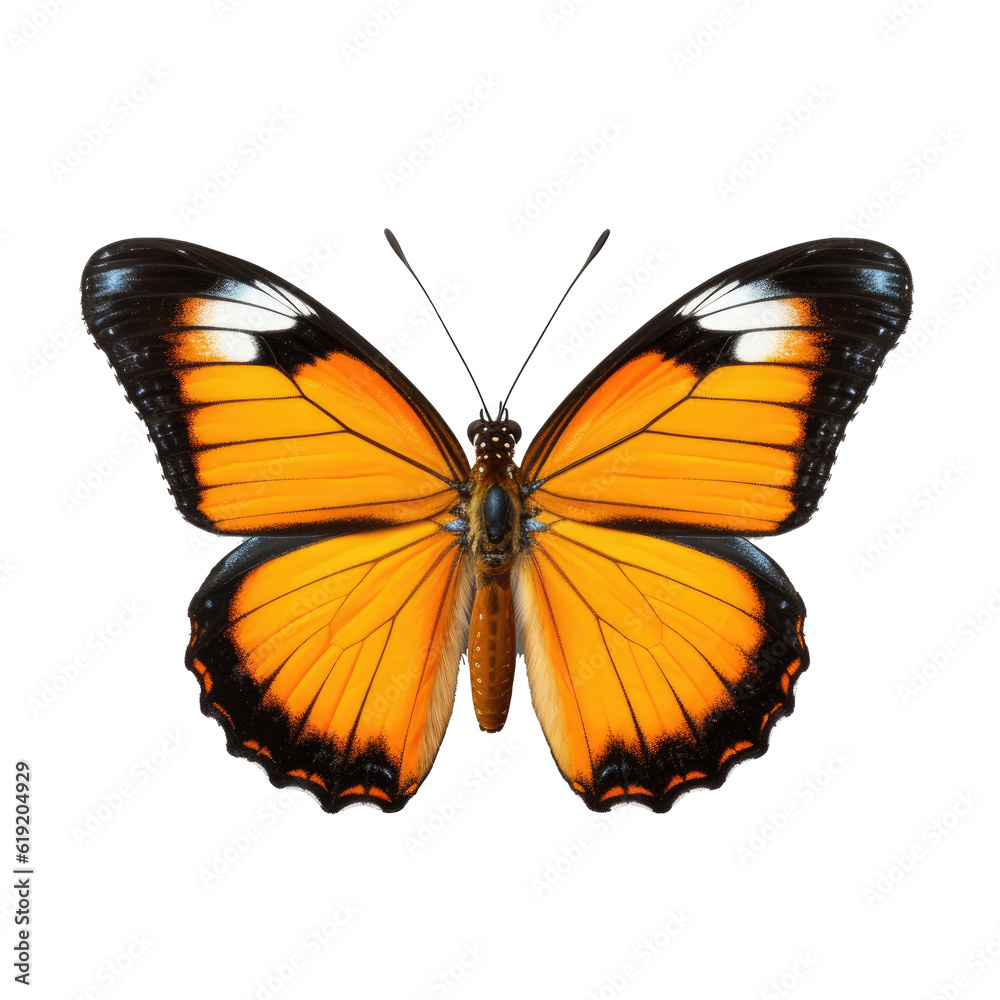 Butterfly isolated on transparent background. Generative ai Stock ...