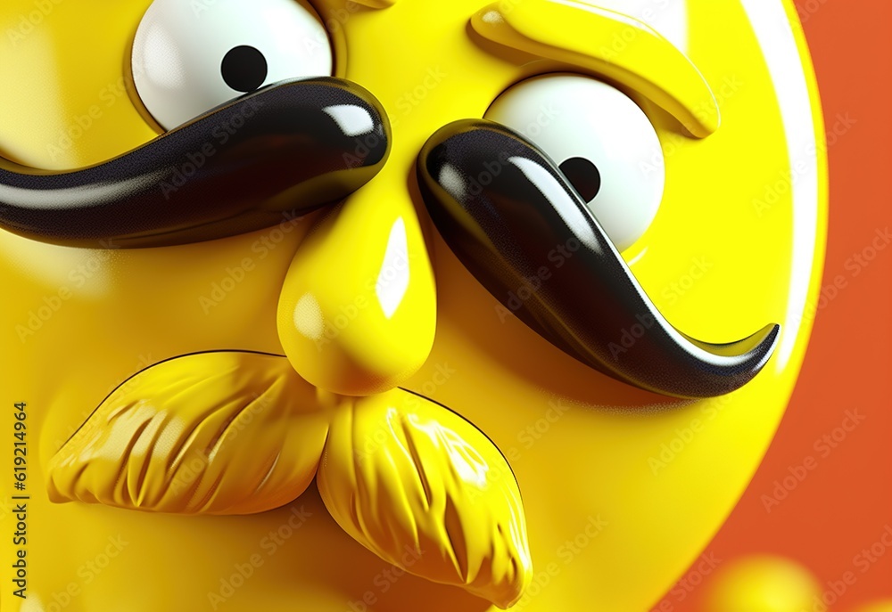 Shocked, afraid or scared emoticon closes his bulging eyes with his ...