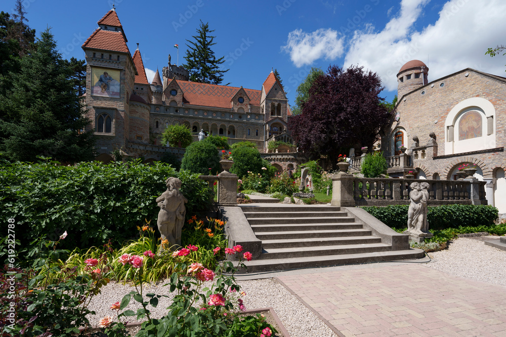 Szekesfehervar, Hungary - July 2, 2023: Bori Var Castle built by a ...