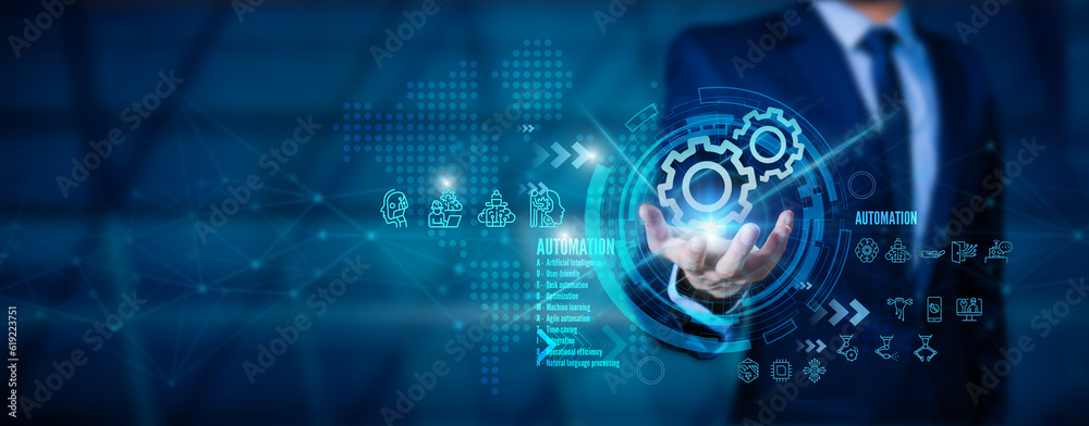 Robotic Automation (RPA) technology to automate business tasks with AI ...