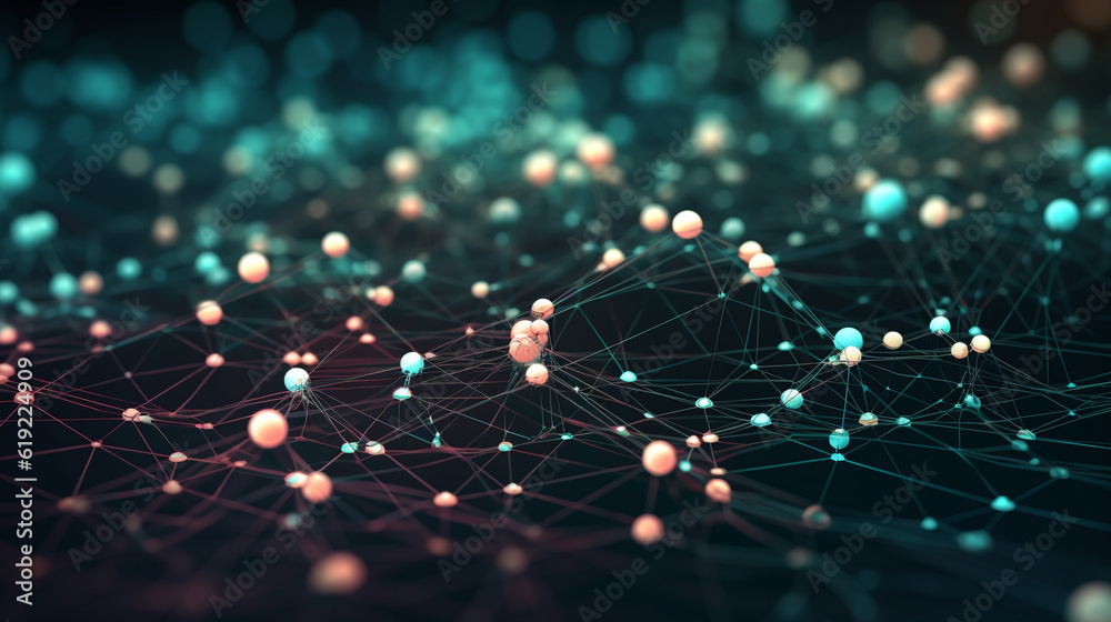 large abstract background, illustration, landing page, wallpaper ...