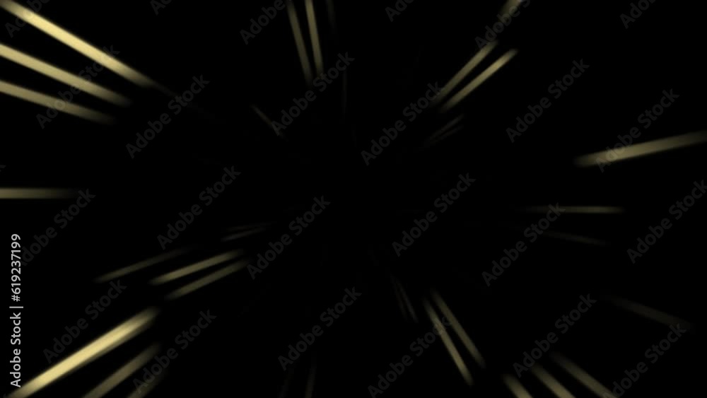 High Speed Flying Lines 3d Animation in Seamless Looping Traffic. Sci ...