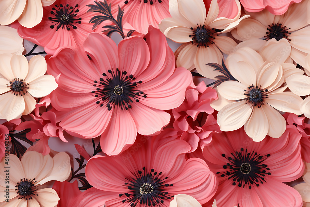seamless floral pattern set Modern exotic design for paper, cover ...