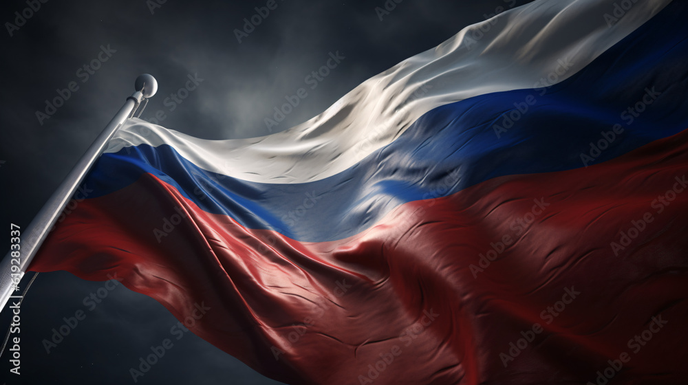 russia flag Stock Illustration | Adobe Stock