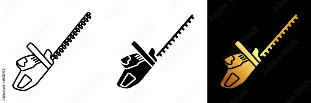 Hedge Trimmer icon represents a versatile gardening tool used for ...