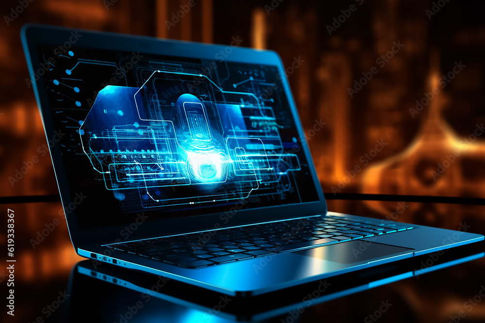 Computer technology background Stock Illustration | Adobe Stock