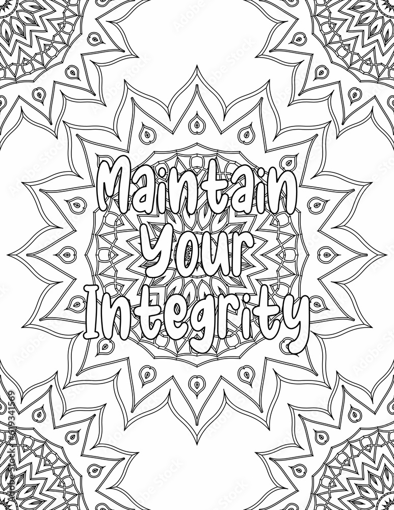 Growth Mindset Coloring Pages, Mandala Coloring sheet for Relaxation ...