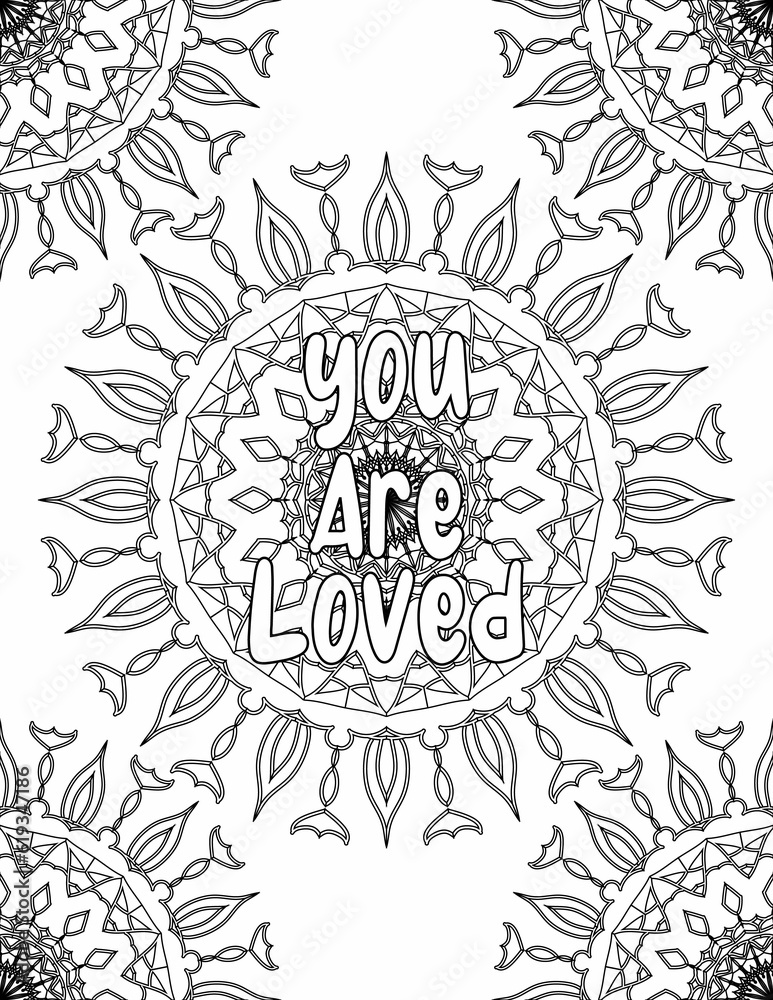 Printables Kindness Coloring sheet, Mandala Coloring sheet for ...