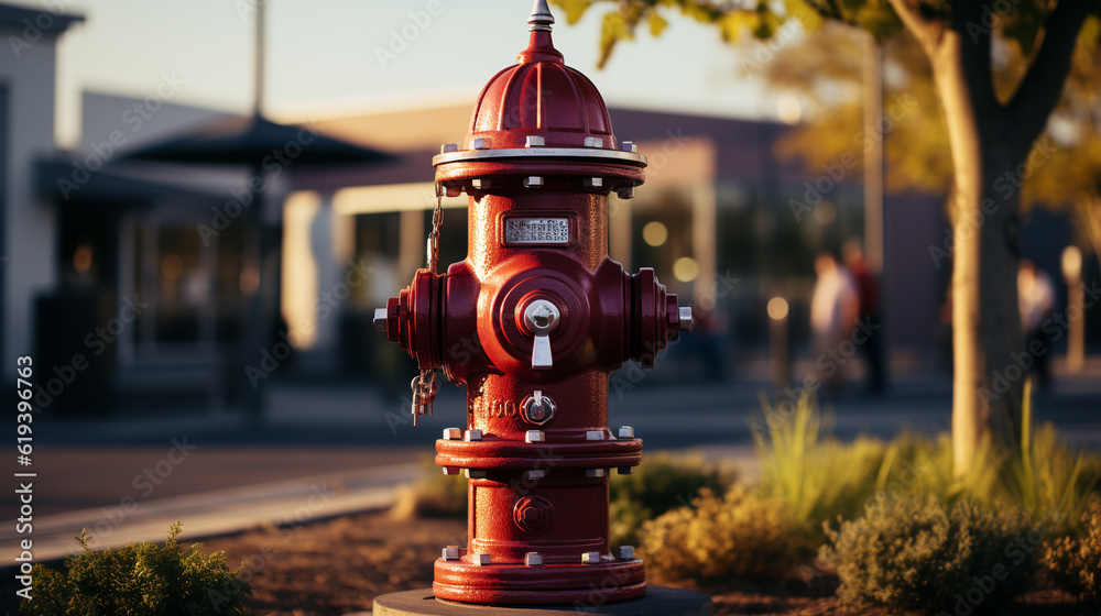 red fire hydrant HD 8K wallpaper stock photographic image Stock Photo ...