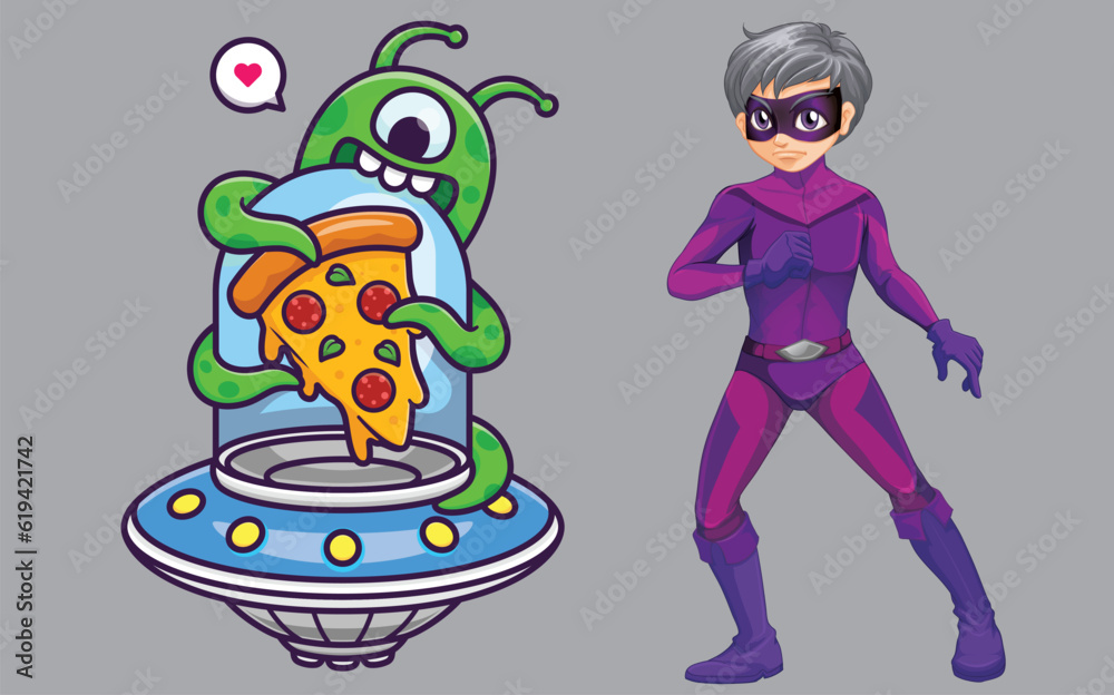 Cute Cartoon character pro vector illustration Stock Vector | Adobe Stock