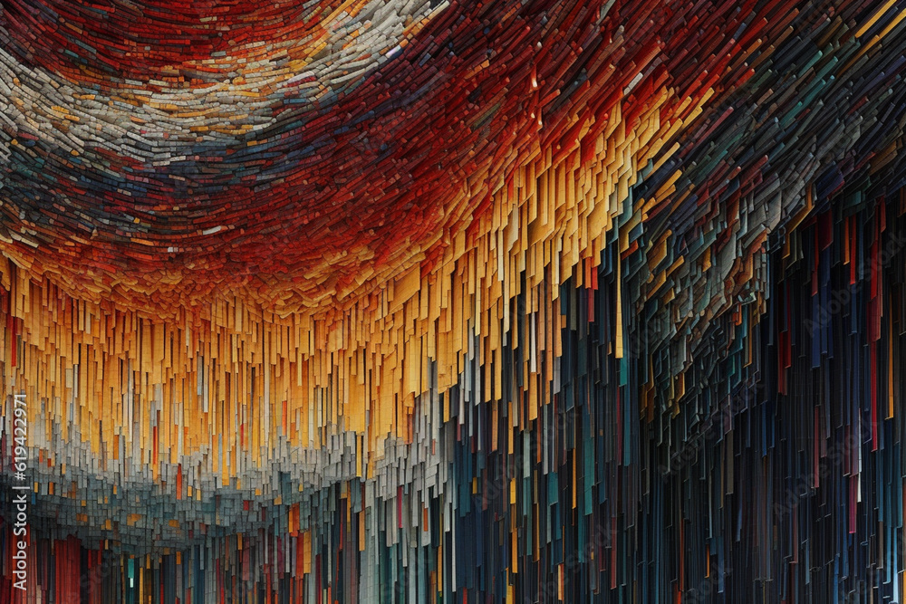 A visualization of data integration as a tapestry, with threads ...