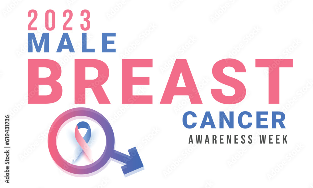 Male Breast cancer awareness week. background, banner, card, poster ...