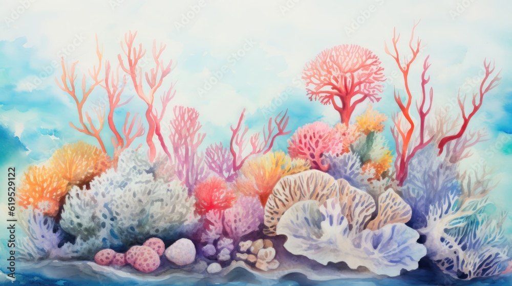 Coral reefs teem with an explosion of colors. Delicate marine life ...