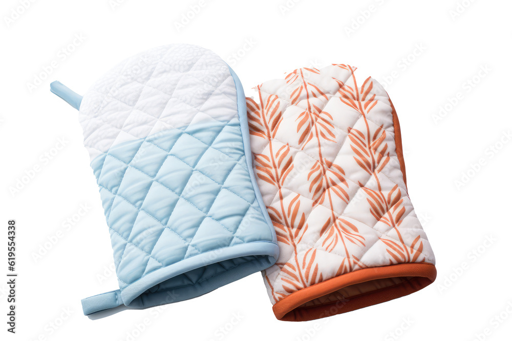 kitchen Oven mitts on transparent background (PNG). Generative AI ...