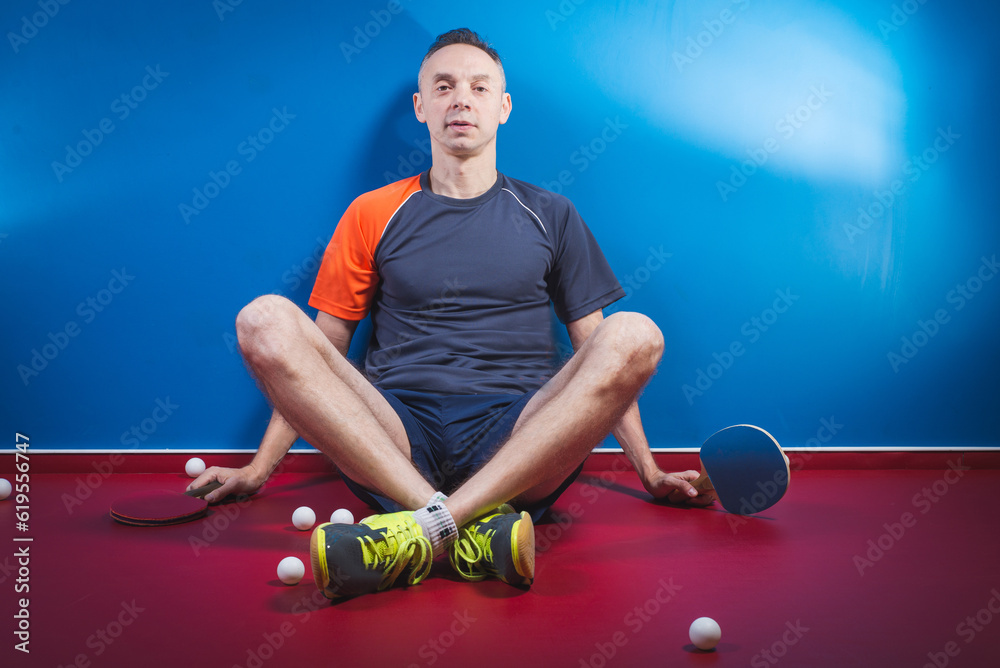 table tennis world champion. Maxim Shmyrev. Table tennis. The player ...