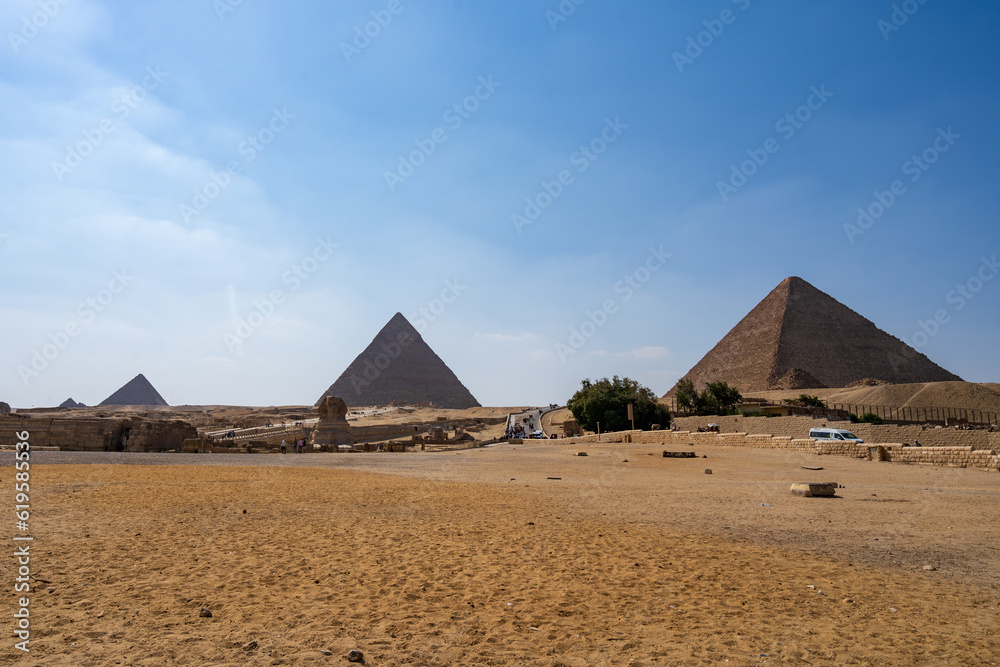 The Giza pyramid complex, Giza necropolis is home to the Great Pyramid ...