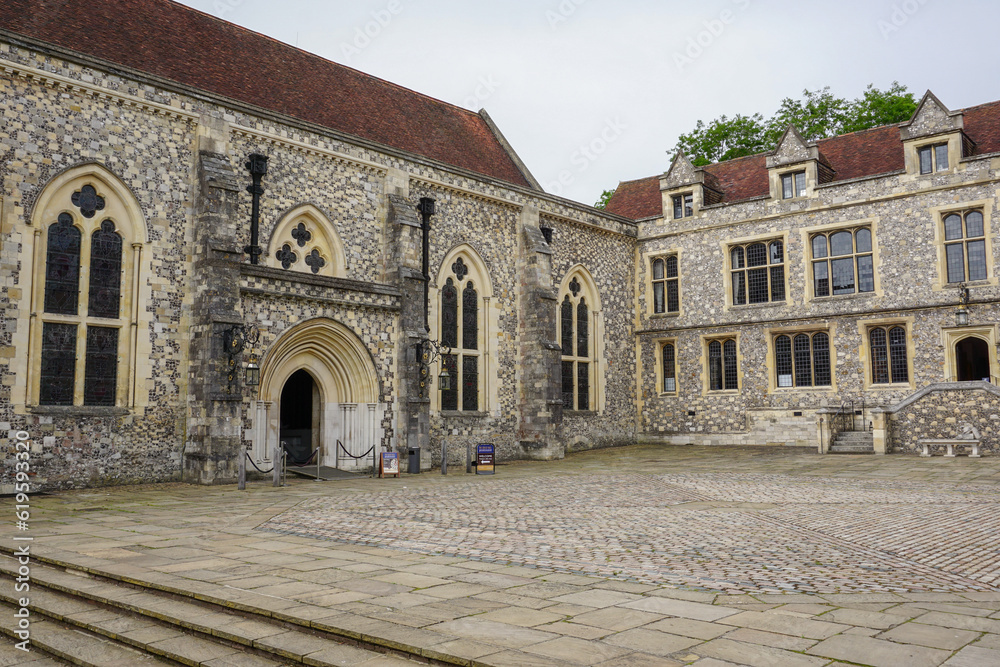 Winchester England - 9 June 2022 - Exterior of the Great Hall in city ...