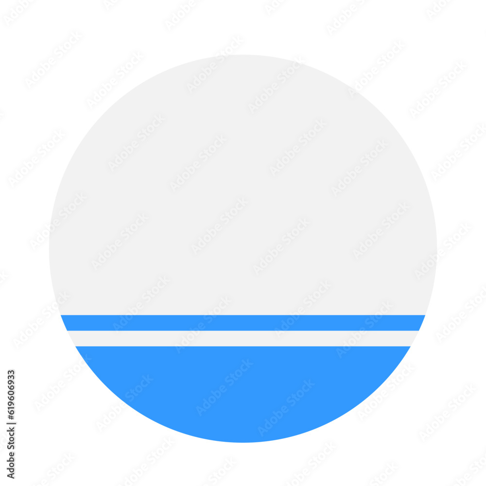 Circle badge Vector Flag of Altai Republic vector illustration isolated ...