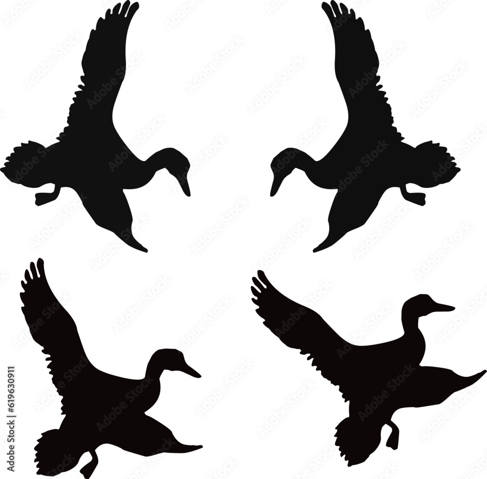 Duck svg vector cut file for cricut and silhouette Stock Vector | Adobe ...