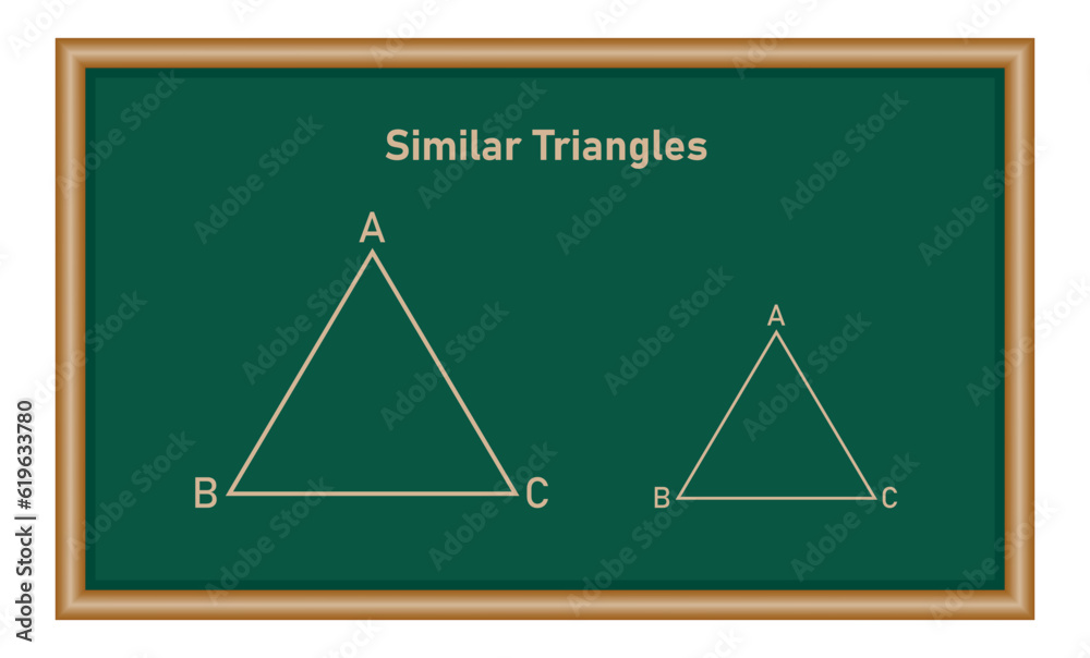 Similar triangles in geometry. Mathematics resources for teachers and ...