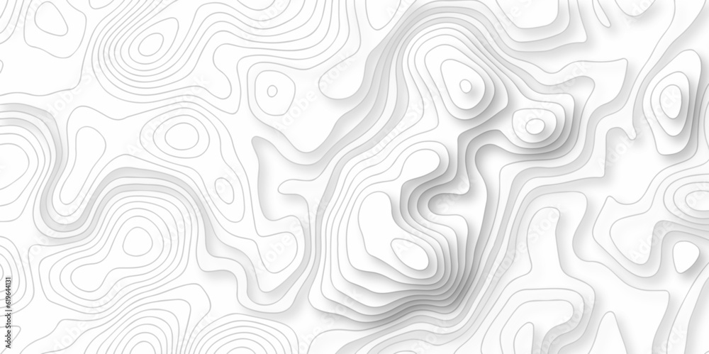 Topographic map. Geographic mountain relief. Abstract lines background ...